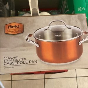 Parini | Kitchen | 35 Quart Stainless Steel Casserole Pan | Poshmark
